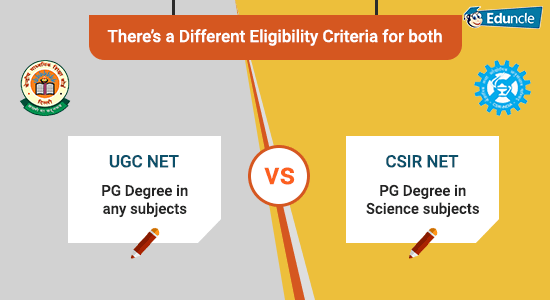 NTA UGC NET vs CSIR NET- What are the Differences b/w these two Exams