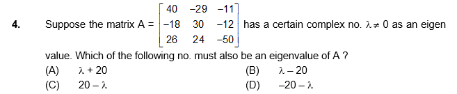 Matrix and Determinant - Eduncle Study Notes with Formulas, Questions ...
