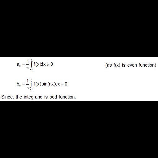 The function f(x) = is expanded as a Fourier series of the form a0 ...