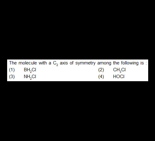 The molecule with a C2 axis of symmetry among the following is