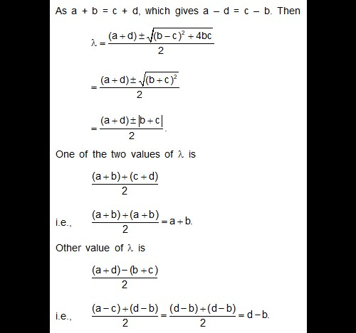 Let a, b, c, d be distinct non-zero real numbers with a + b = c + d