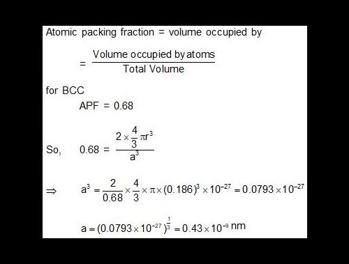 Sodium (Na) exhibits body-centered-cubic (BCC) crystal structure with ...
