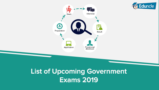 List of Upcoming Government Exams 2019 | Bank, Railway & SSC Exams