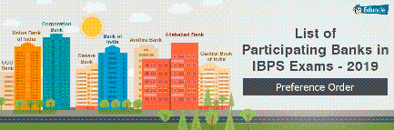 List of Participating Banks in IBPS Exams 2019 - Preference Order