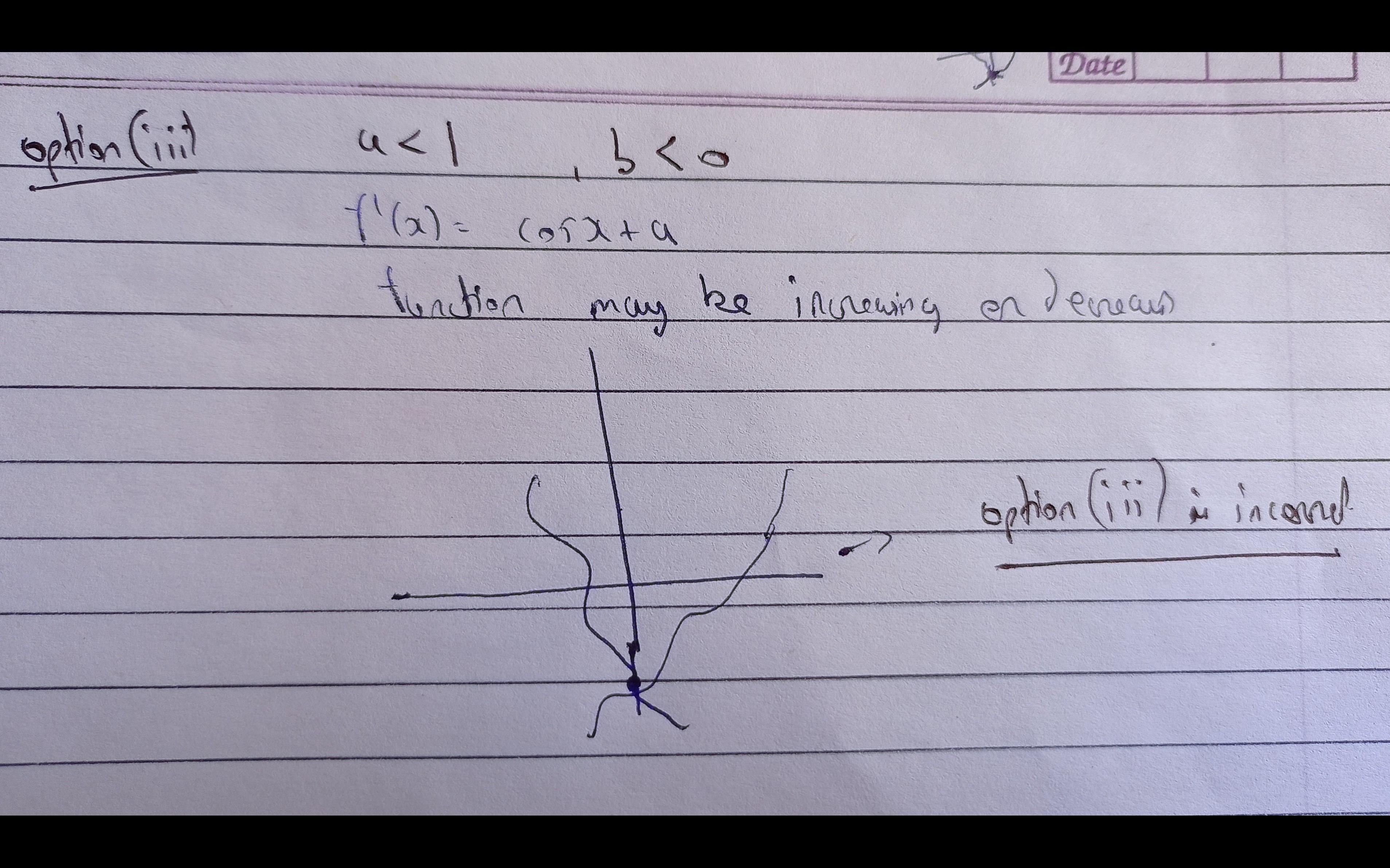 L2lt fl): sin +ax +b, tren hich of e followin2 is/ore tave? )= 0 hao ...