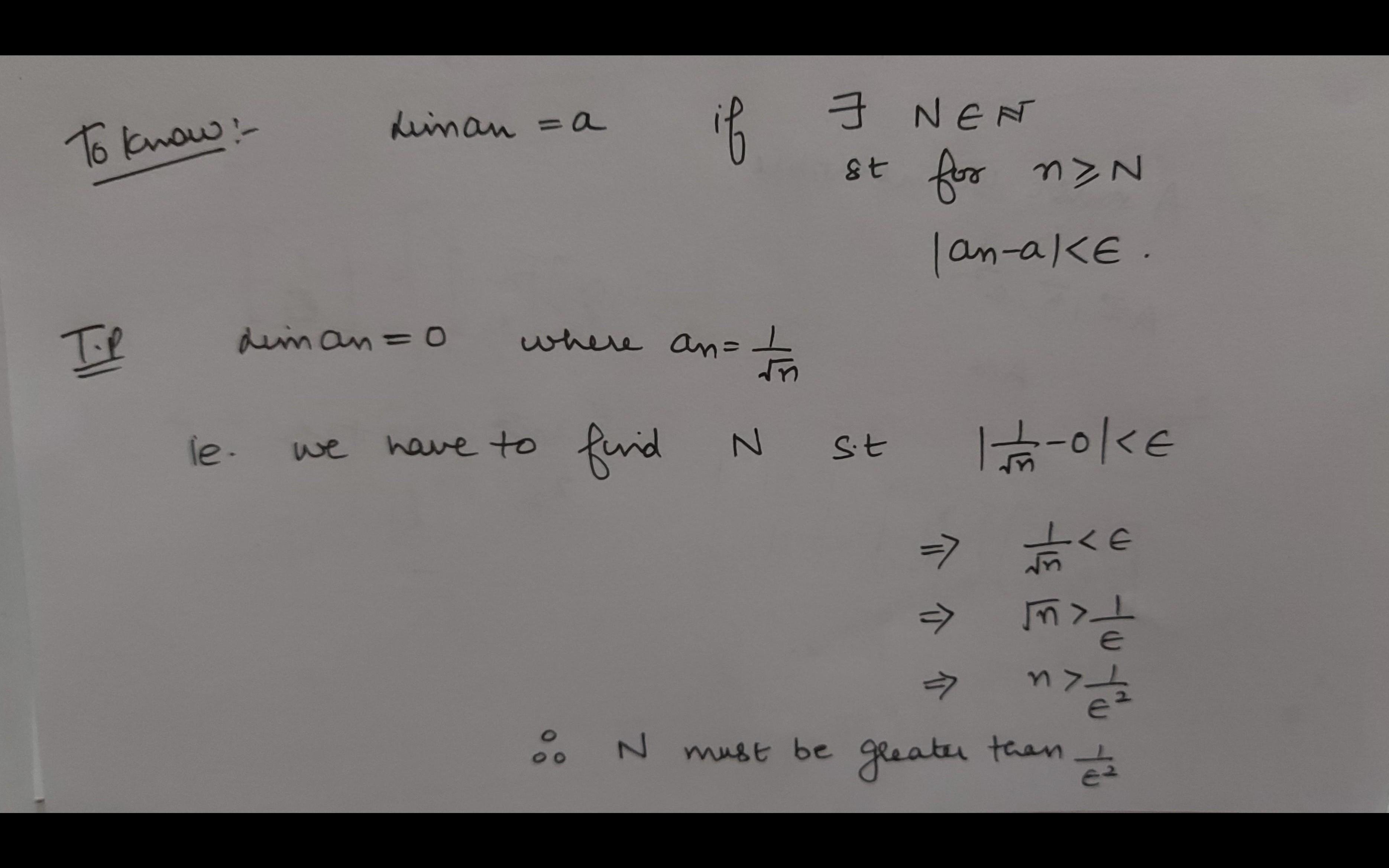 Plz explain this clearly \nwhy capital n is taken and why epsilon square is taken?