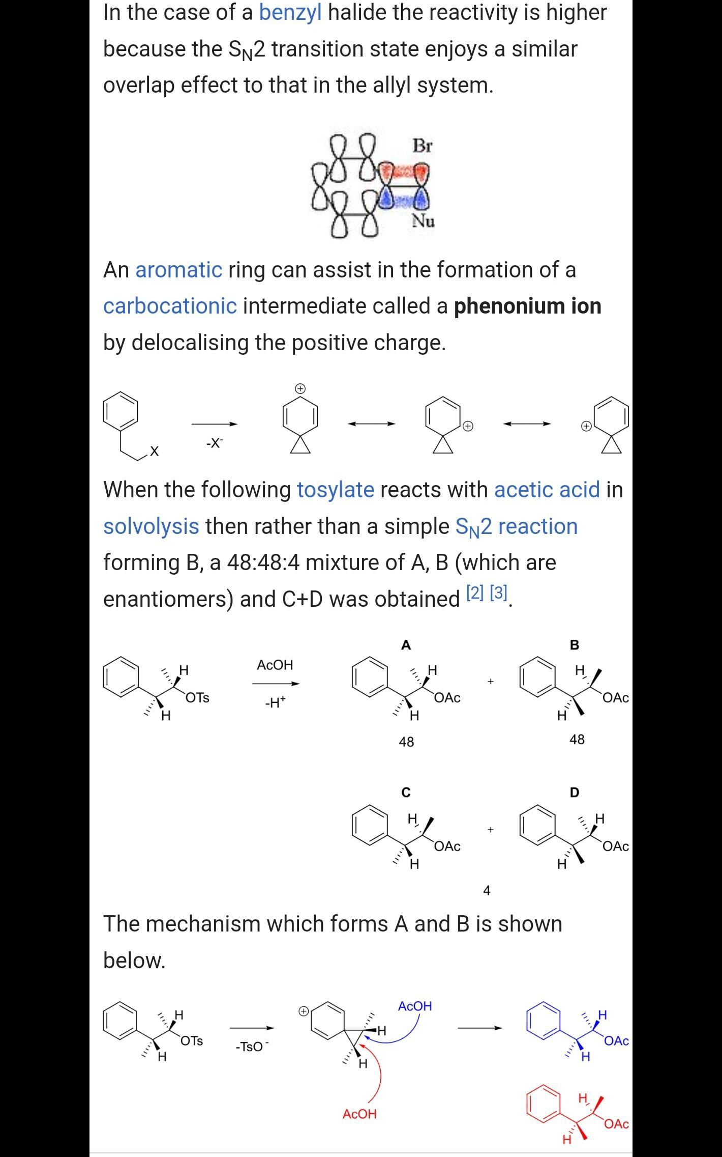 Solvolysis of the optically active compound x gives, mainly: meo mc ...