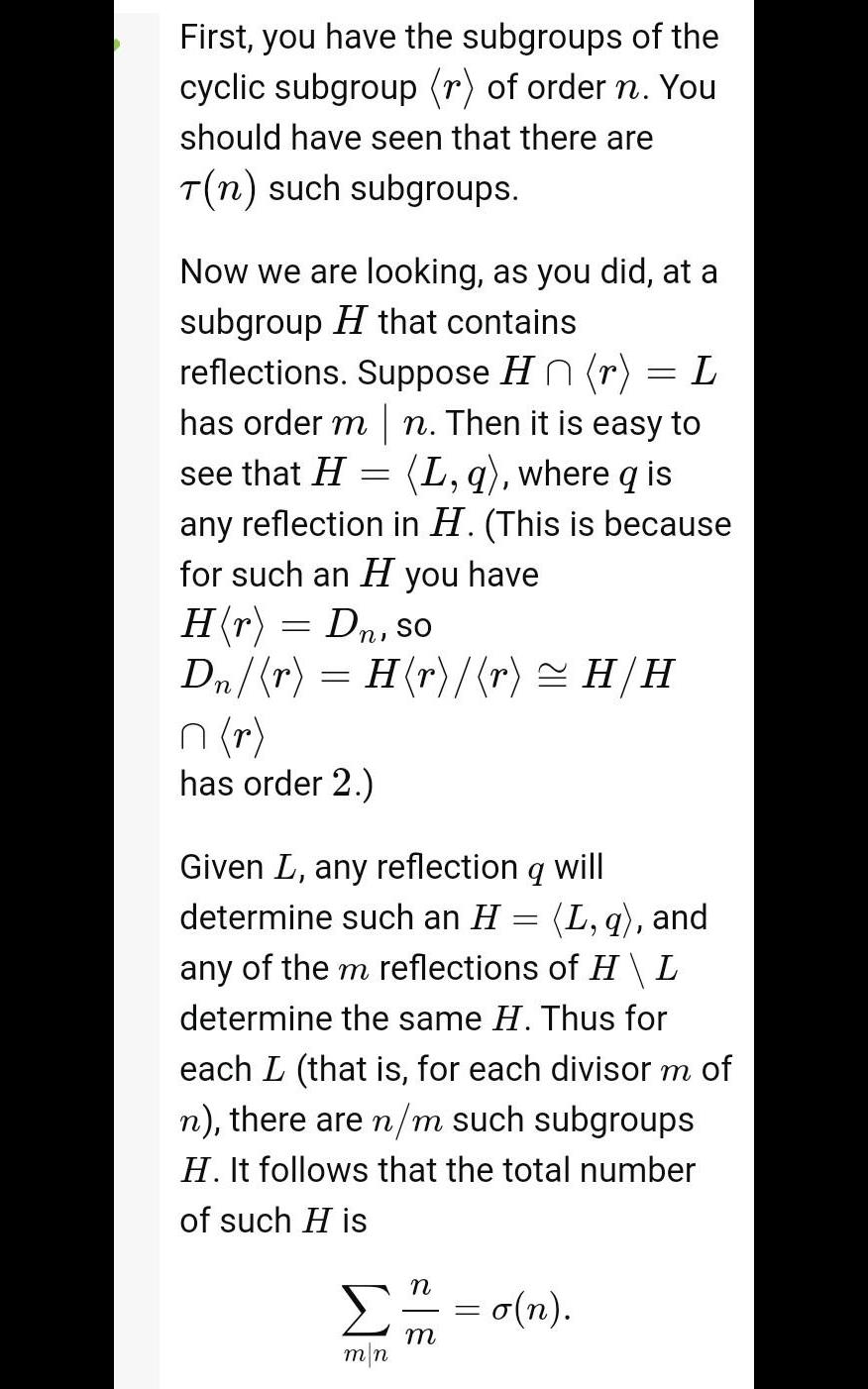 how-to-find-number-of-subgroups-of-dn-dihedral-group