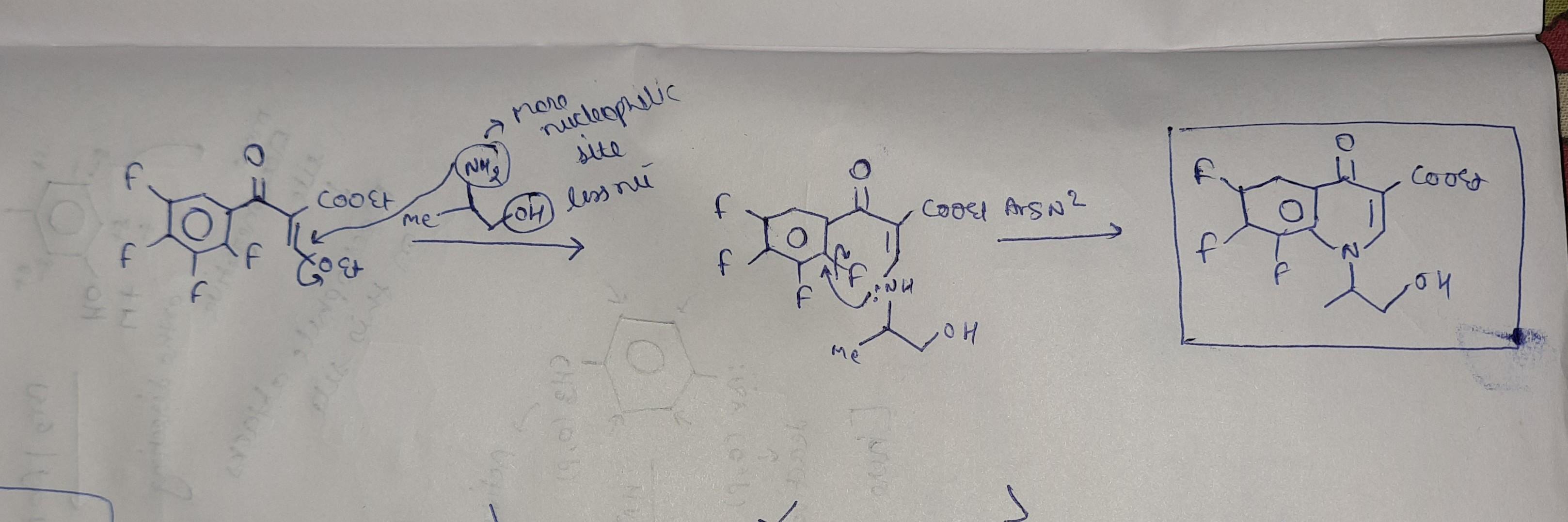 The major product formed in the following reaction is: nh cooet dh me ...