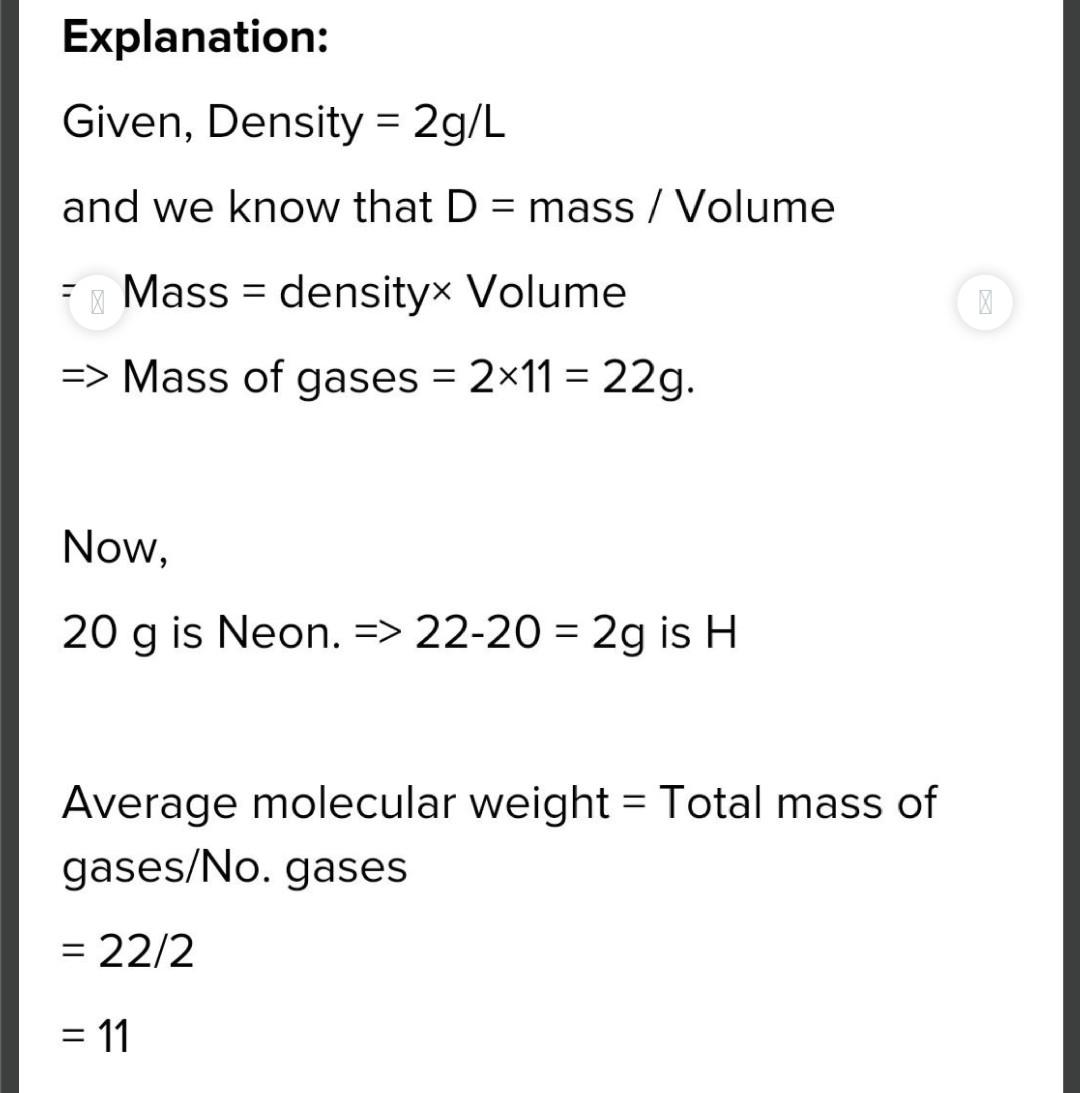 What Is The Average Molecular Weight Of The Gas what-is-the-average-molecular-weight-of-the-gas