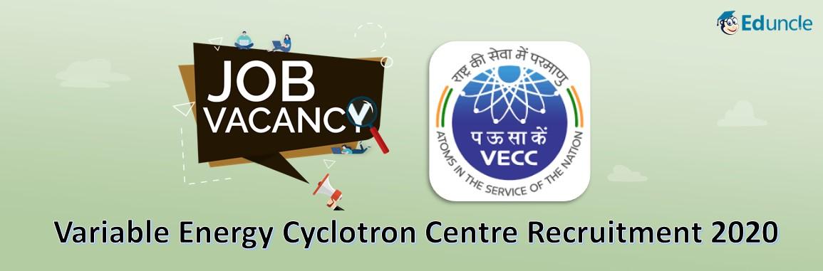 Online Interview for the Post of JRF at Variable Energy Cyclotron Centre