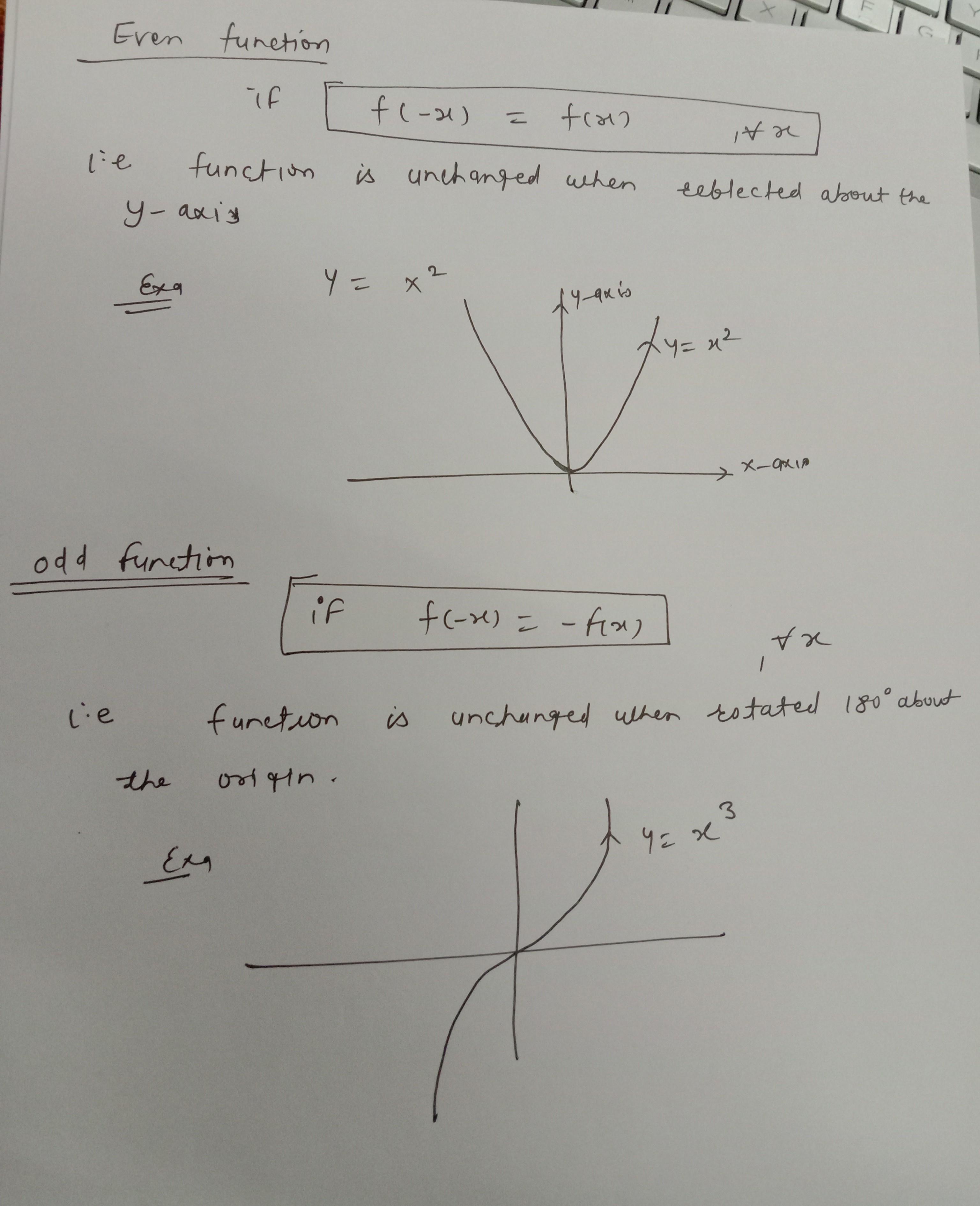 Odd and even function!