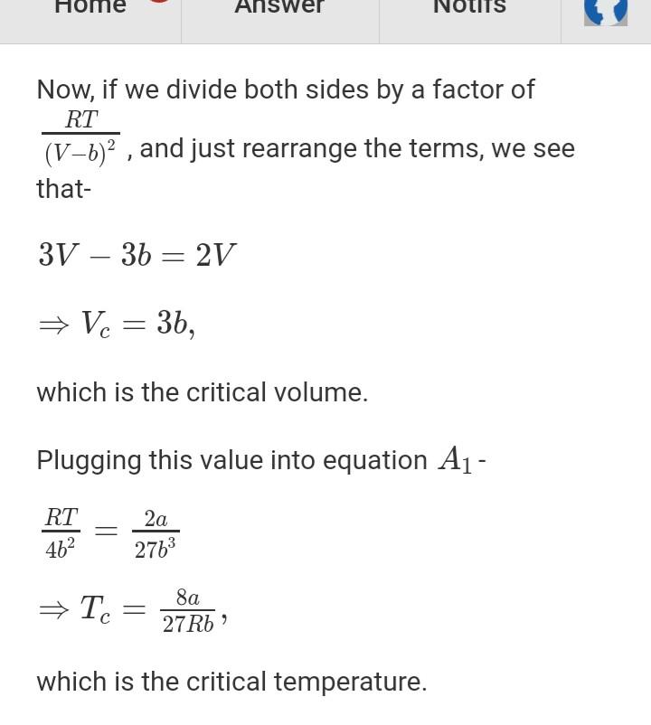 Finding critical temperature of co2