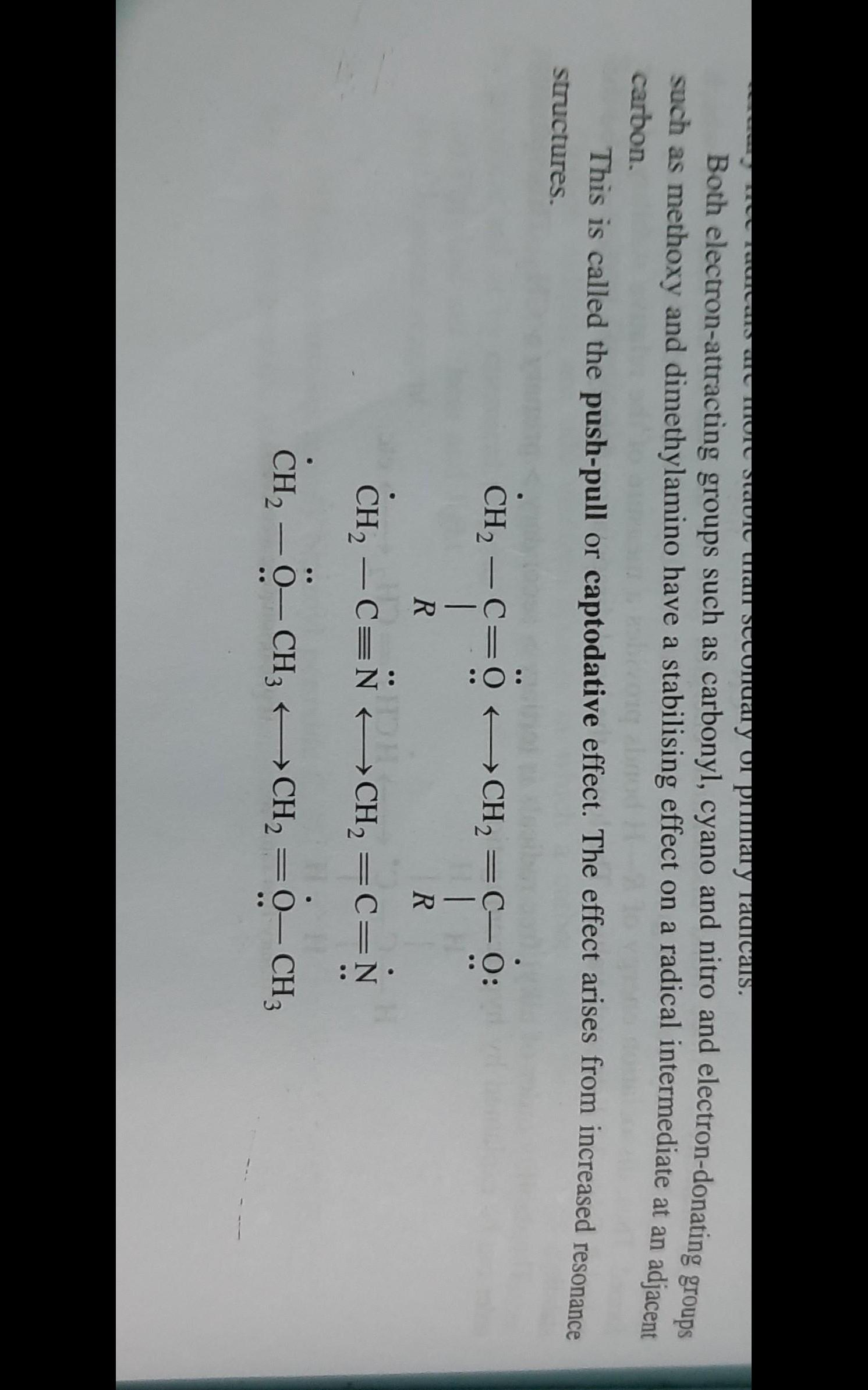 What is captodative effect