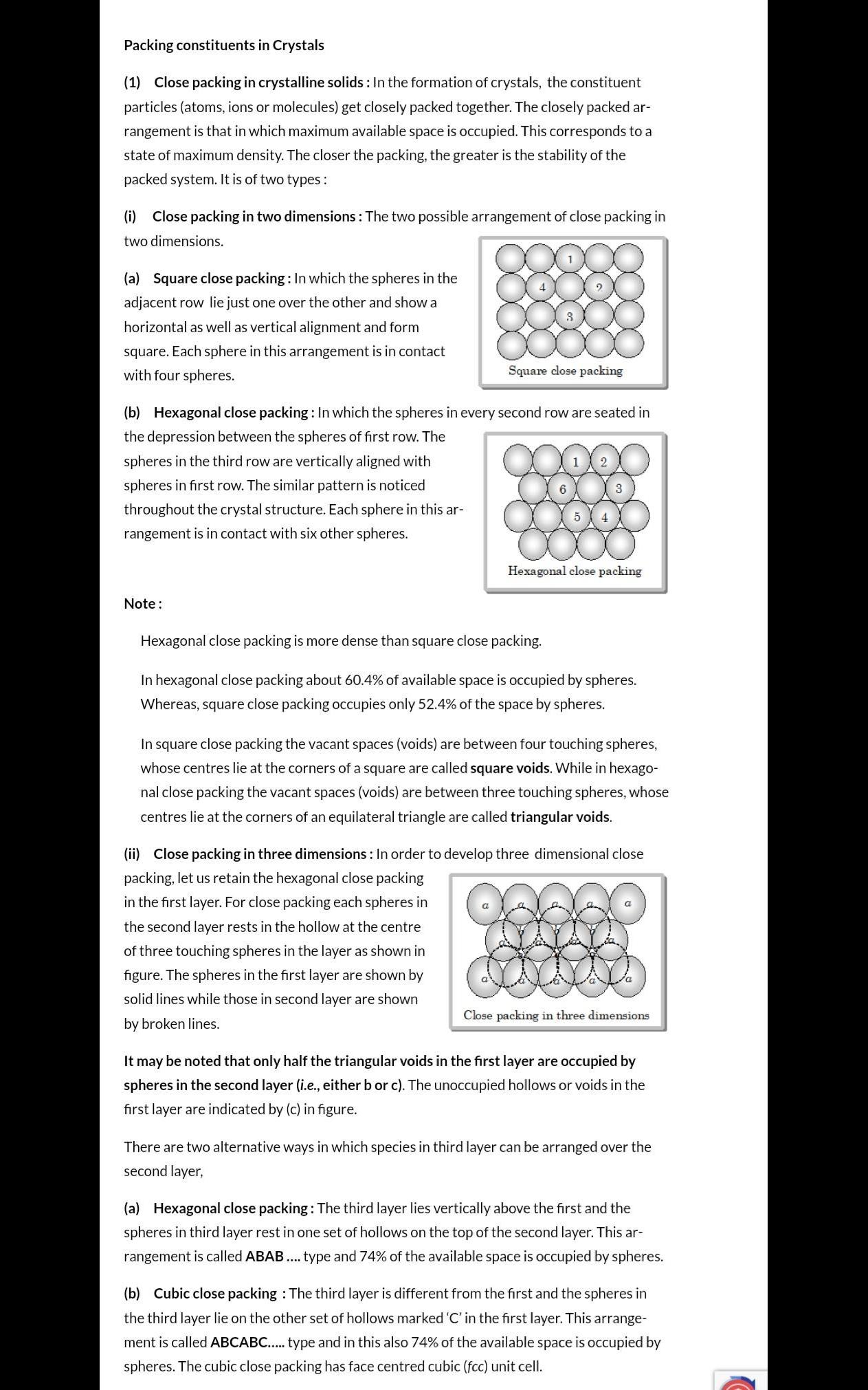 Is Bcc Same As Abab Arrangment