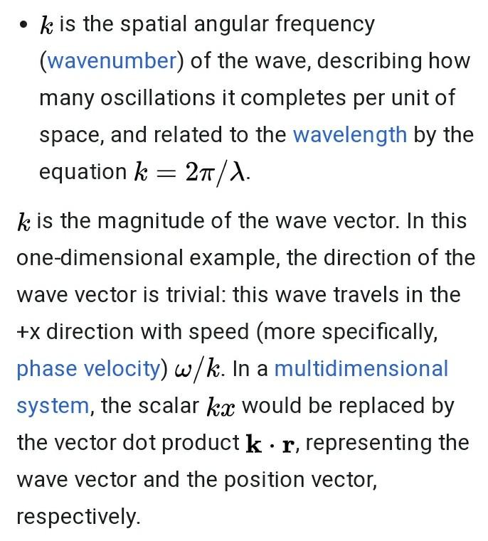 Wavenumber Is Simply Given By 1 By Lambda 1 lambda Lambda wavelength Wavenumber Is Simply Given By 1 By Lambda 1 lambda Lambda wavelength