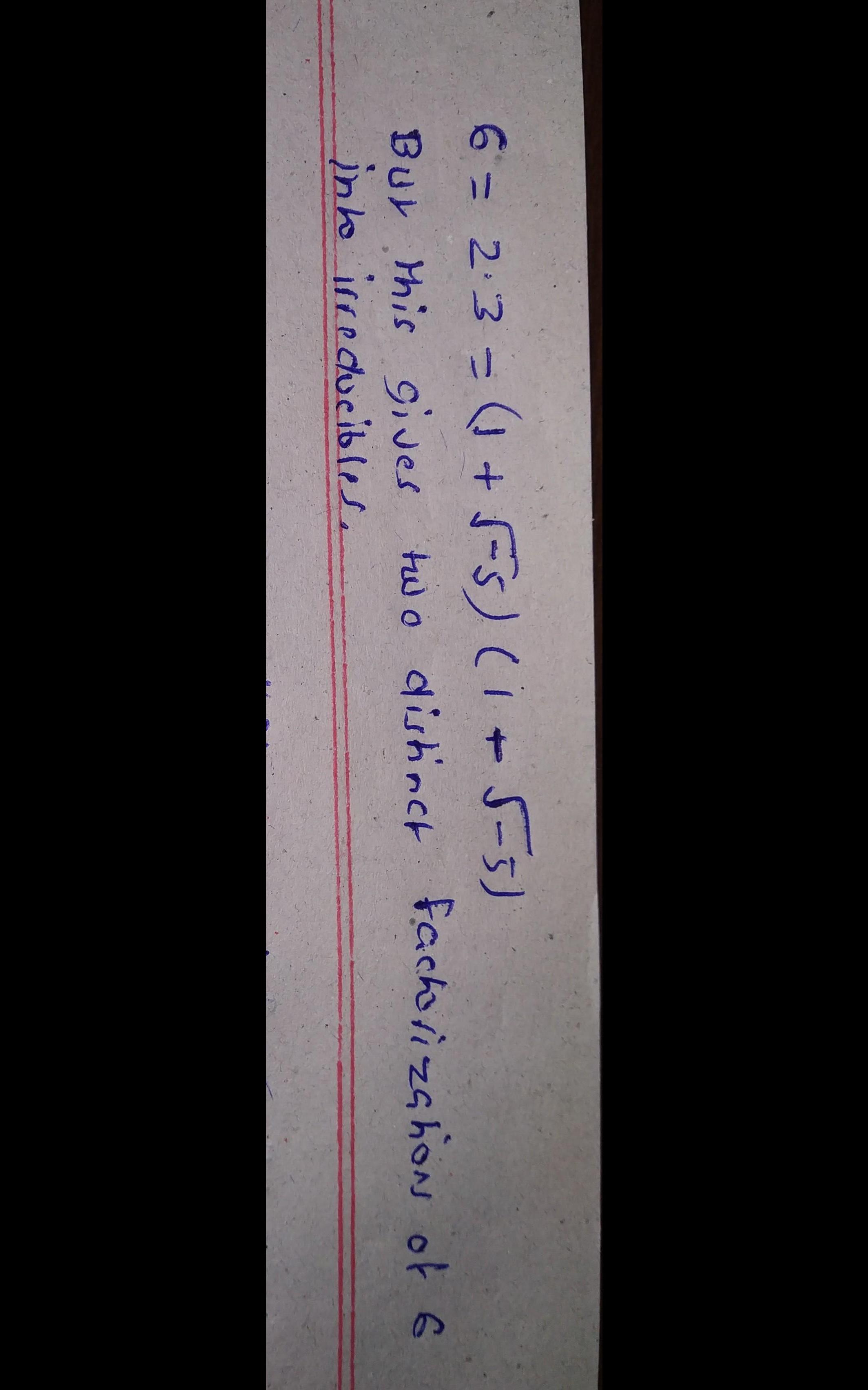 Give Example Of Integral Domain Which Is Not Ufd