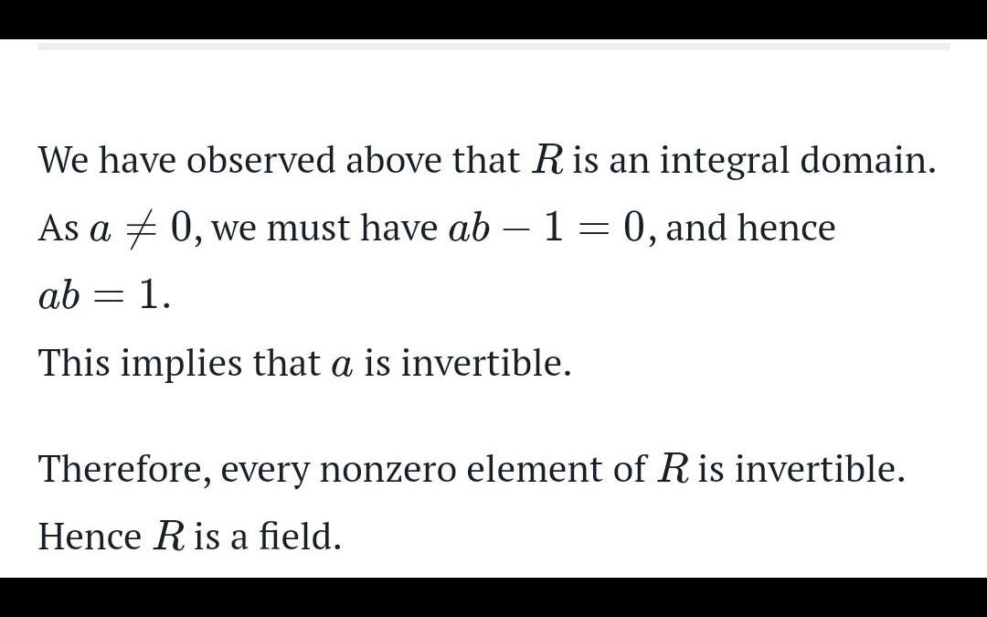 Show that if every proper ideal of a commutative ring r with unity is a prime ideal,