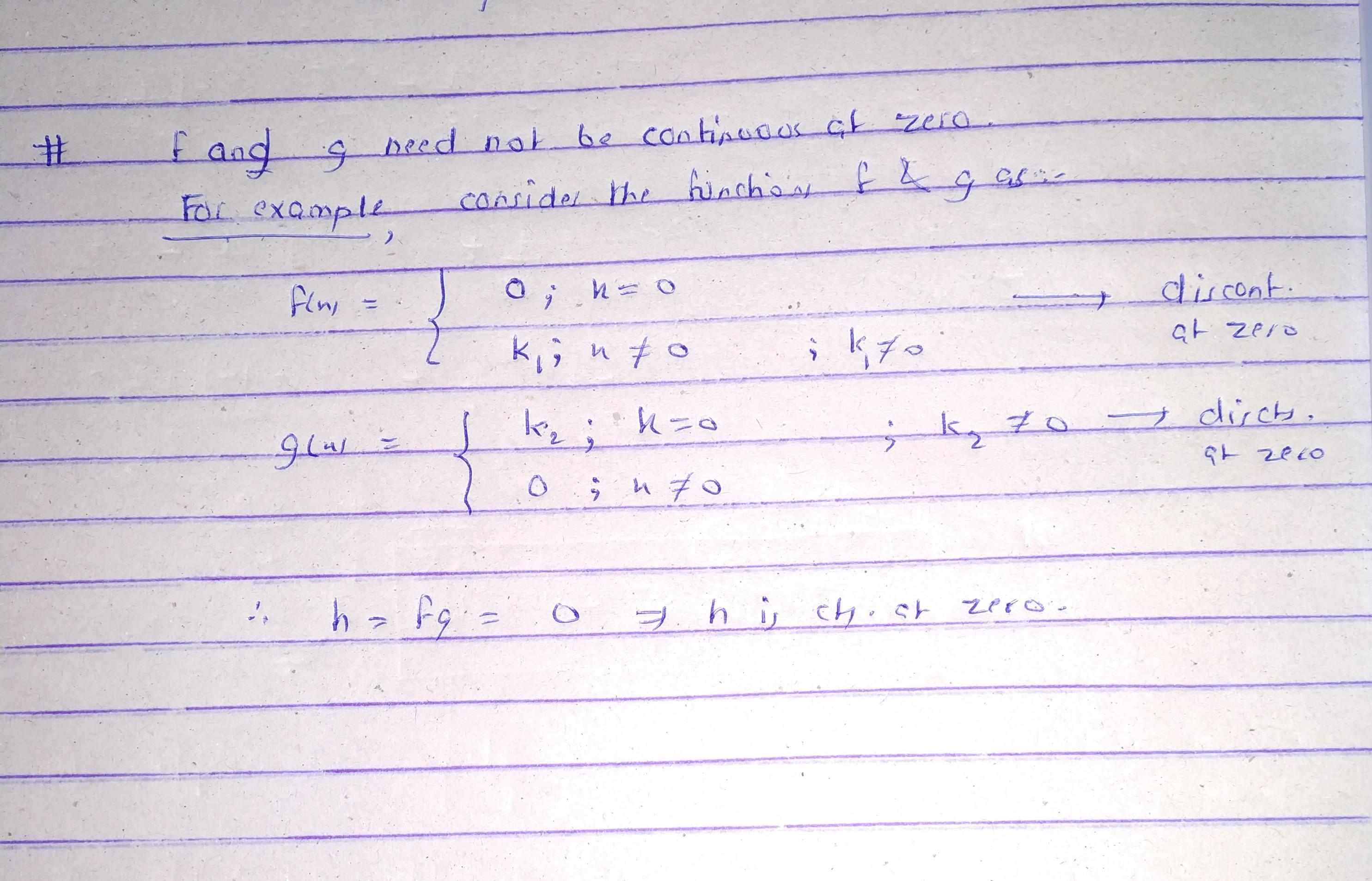 Reasons For Your Answer 57 If The Product Function Hx Fx Gx Is