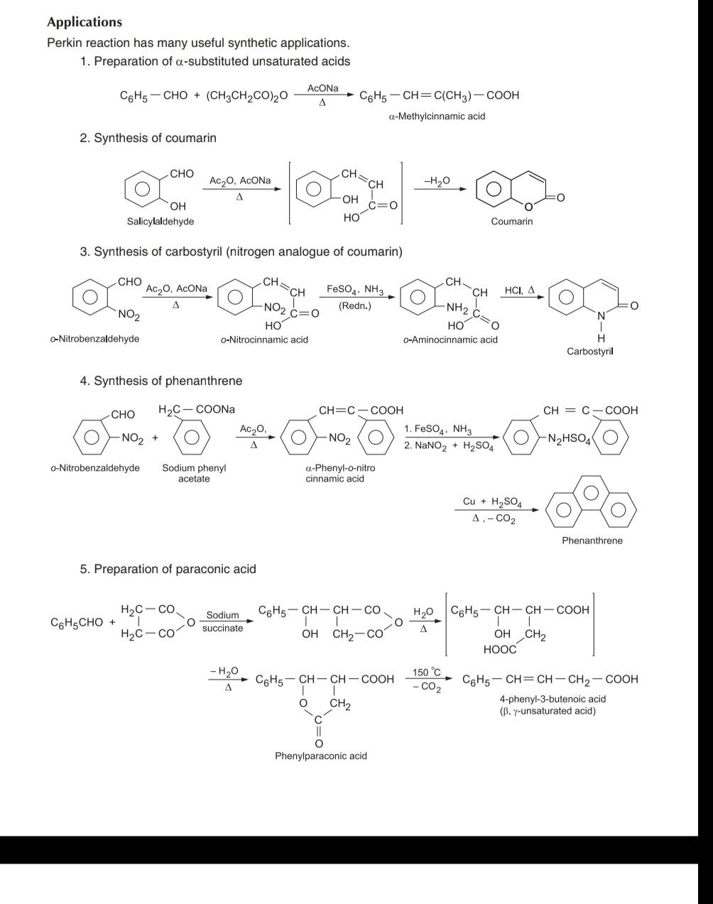What is perkins reaction?