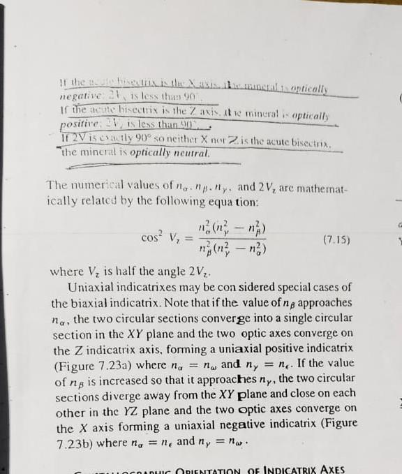 The refractive indices of a biaxial mineral are 1.2,1.4,1.5.2v angle is