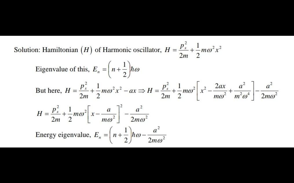 The energy eigenvalues of a particle in the potential v(x)=m\u00f8'x ...