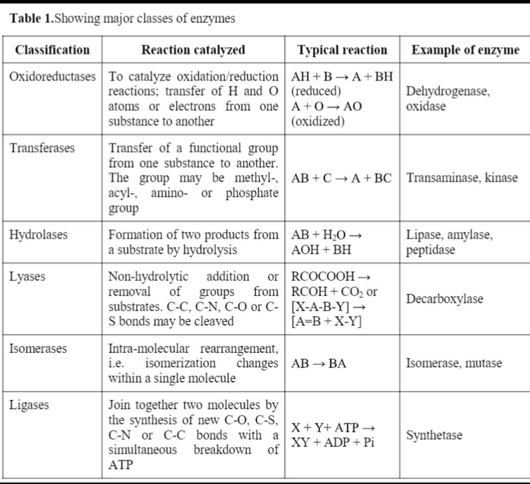 Ec Number Classification Of Enzyme Aldolase Phosphogluco Isomerase