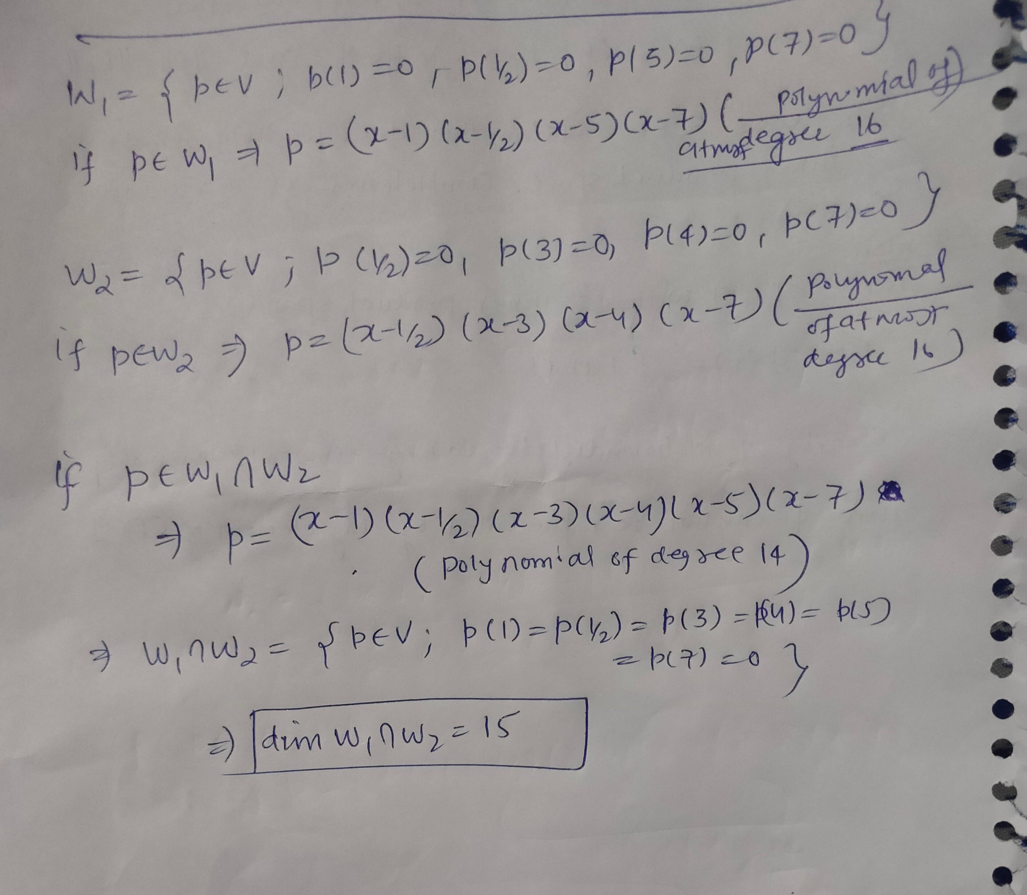 Let Y Be The Real Vector Space Of All Polynomials In One Variable With