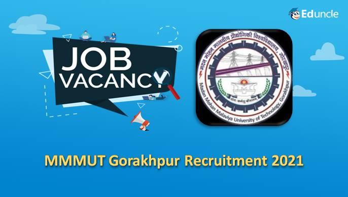MMMUT Recruitment 2021 - For the post of Research Assistant
