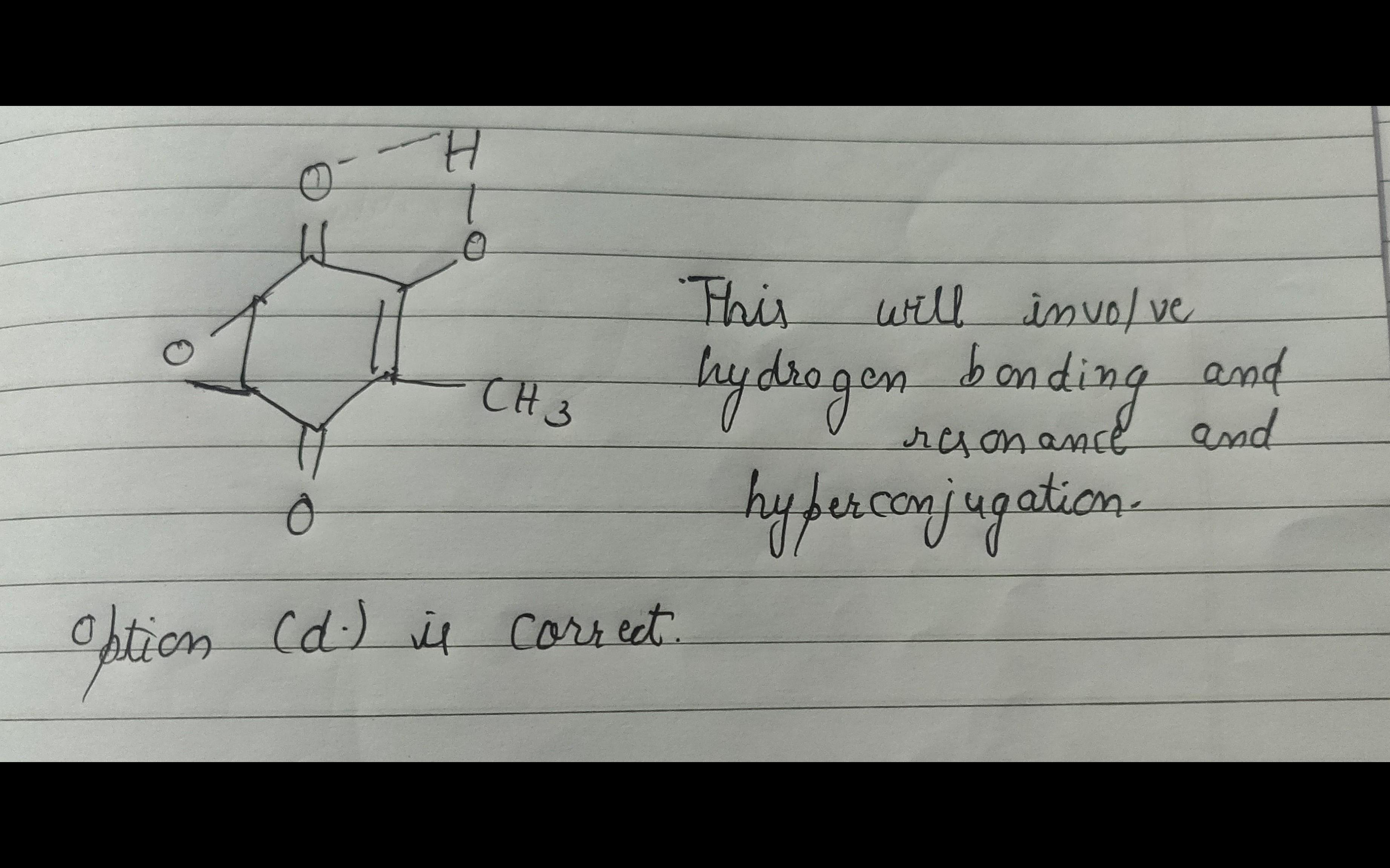 Most stable enol-form of this compound is