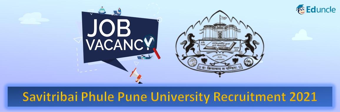 Job Opportunity for the Post of JRF by Savitribai Phule Pune University