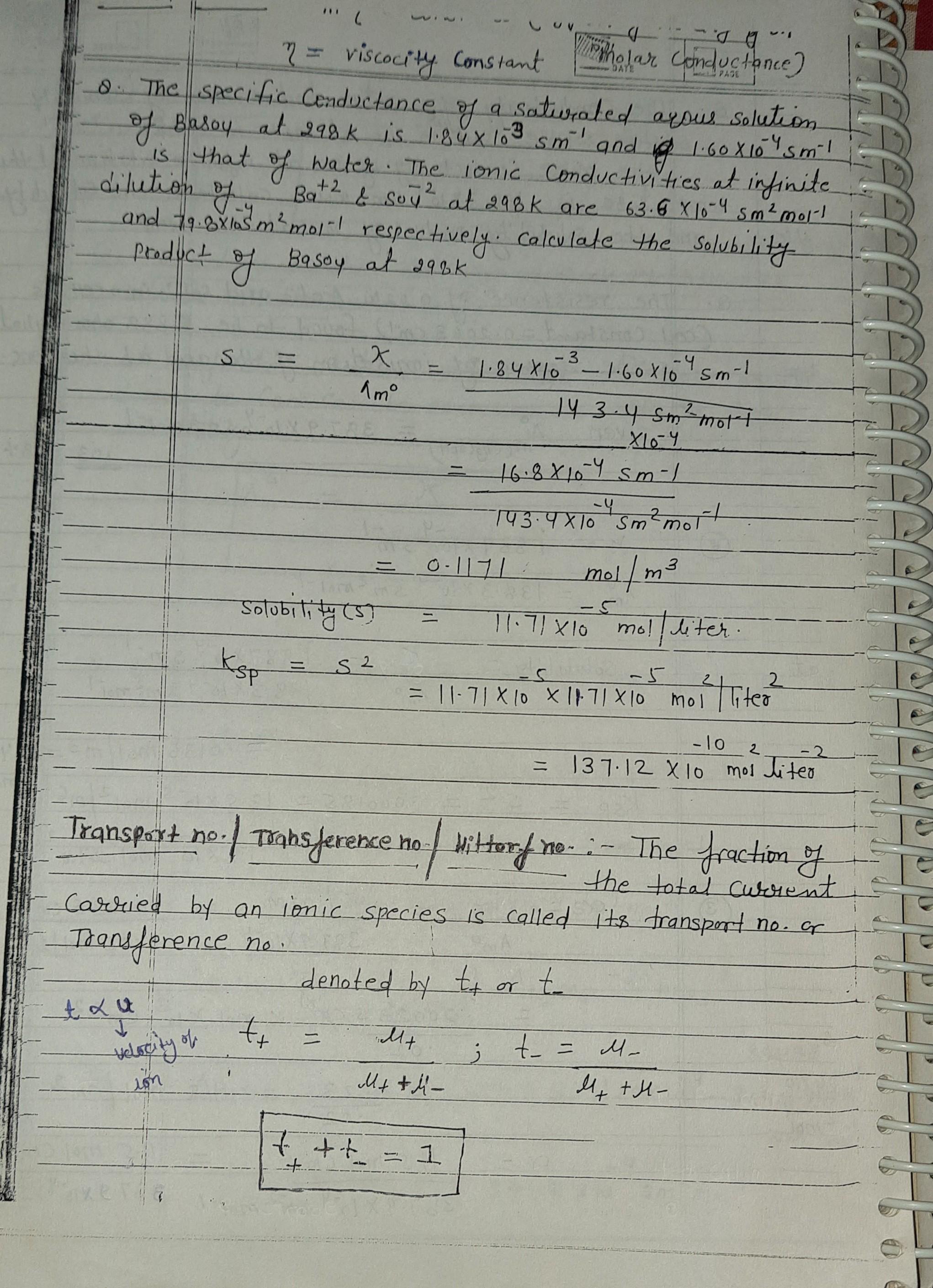 Sir what is the relationship between transference number and ionic ...