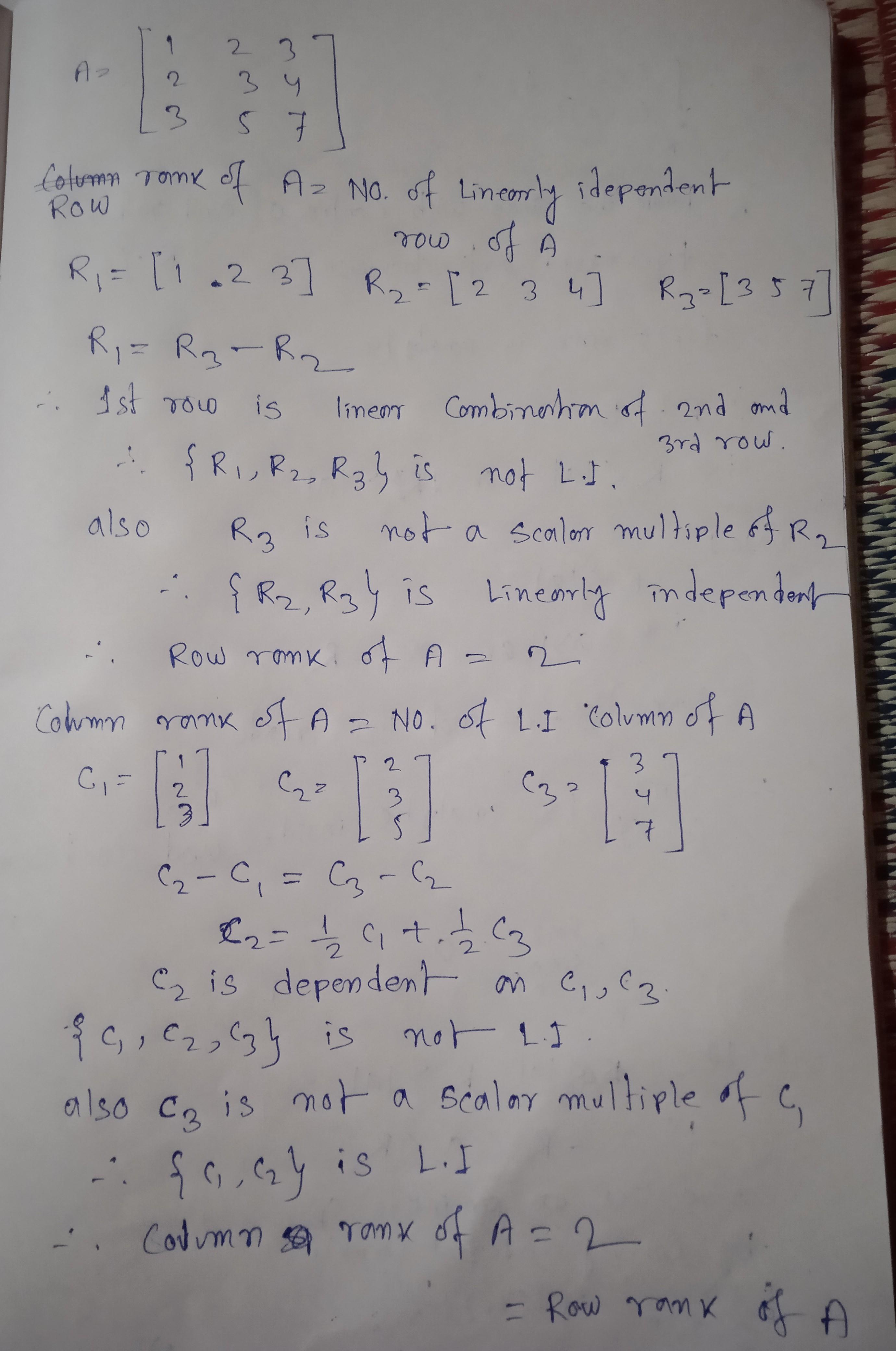 Eduncle.com mathematical sciences (linear algebra) 1 2 3 example: for ...