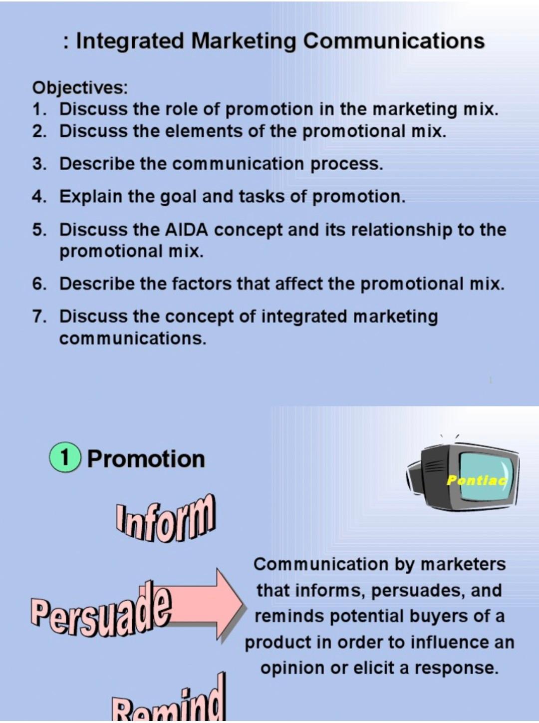 Explain the integrated marketing explain the integrated marketing