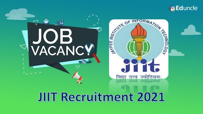 Apply Now! For the Post of JRF at Jaypee Institute of Information ...