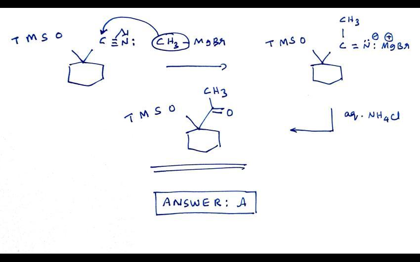 65. major product formed in the following reactions is tmso cn t ...