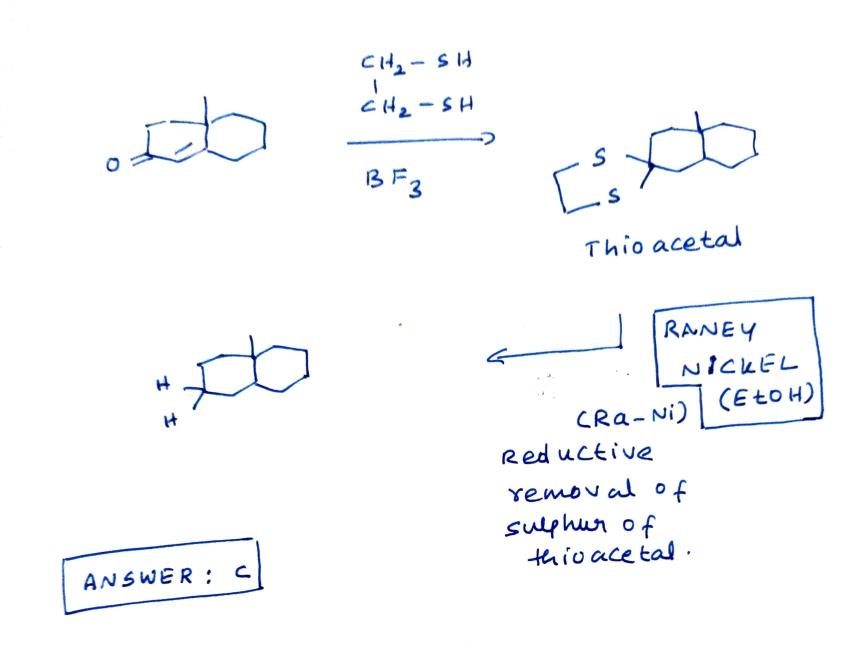 108. the reagent of the reaction is: (a) choh-ch,oh/h; freshly prepared ...