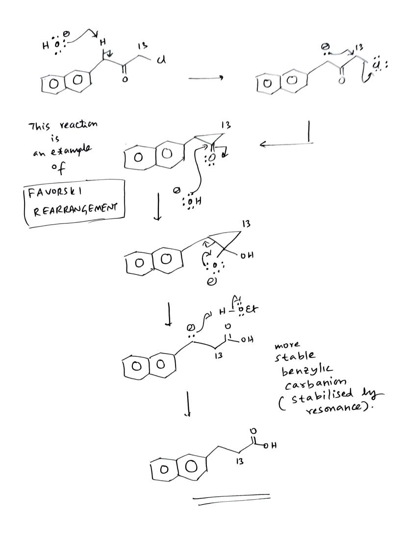 . oh/etoh c 13 coph ch3 13 co2h (b) 3 co2h ch3 co part:rse