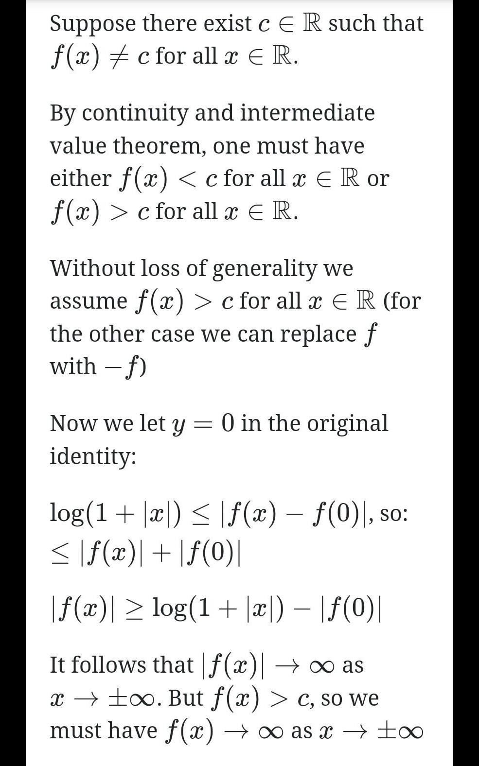 14. let f:r-> r be a continuous function such that (x)-s))2log(1+|*-|). for all x,