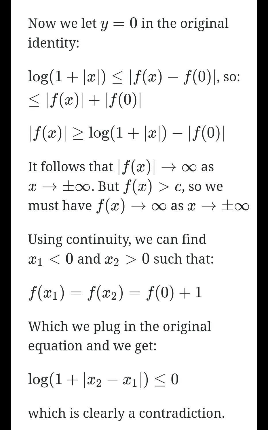 14. let f:r-> r be a continuous function such that (x)-s))2log(1+|*-|). for all x,