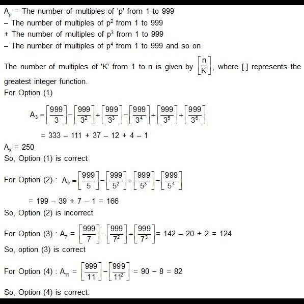 73. for any prime number p, let a, be the set of integers de{1,2,,33 ...