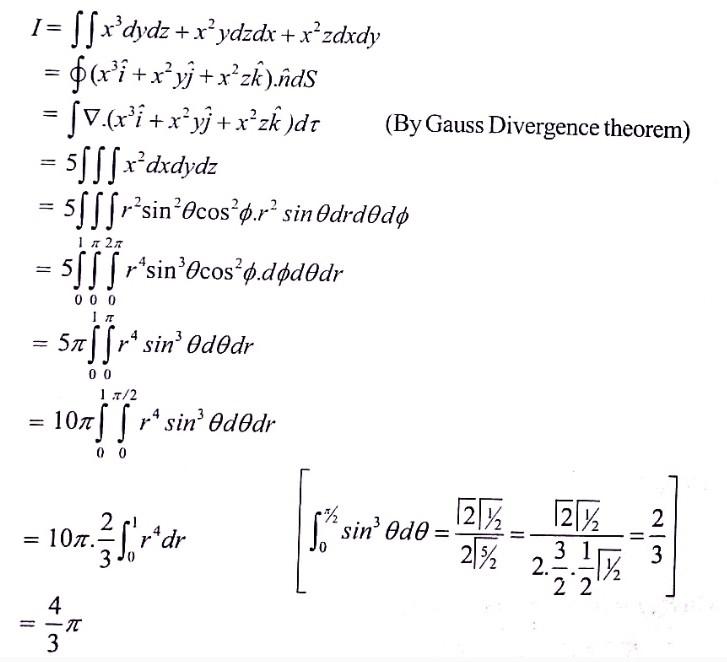 Vector Calculus 07 16 7 Use Divergence Theorem To Evaluatexdydz X