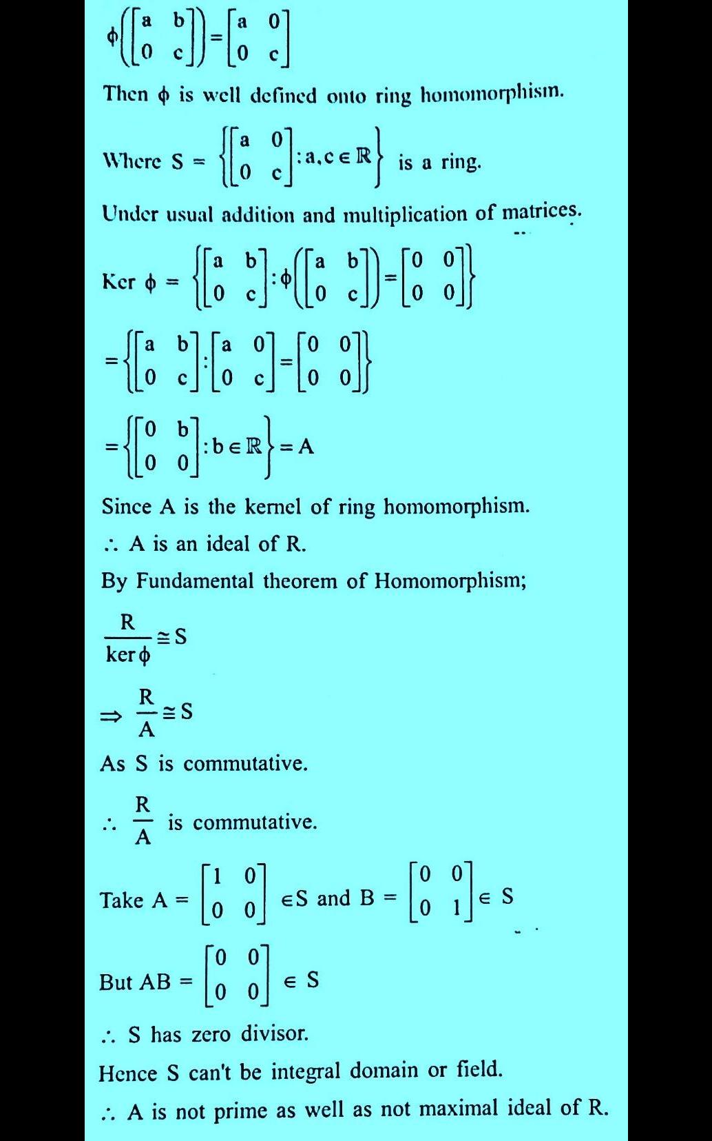 19. let r-0 ab.cer be a ring under usual addition and multiplication of ...