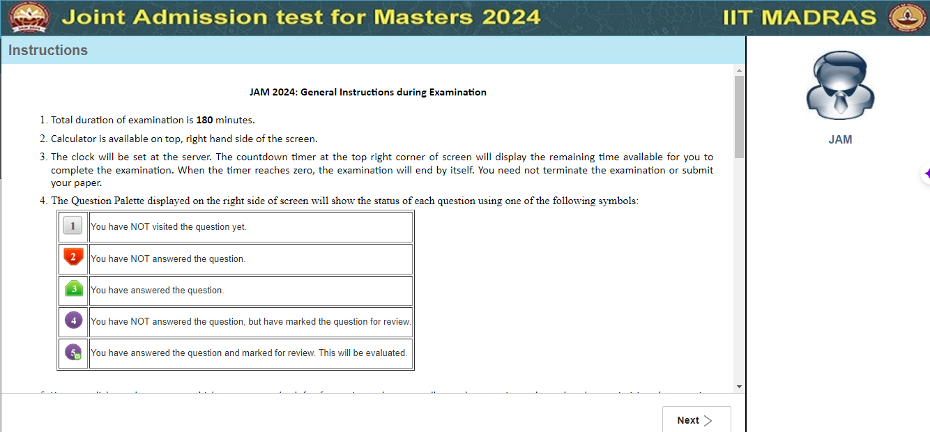 IIT JAM Mock Test Paper 2025: Test Series for All Subjects