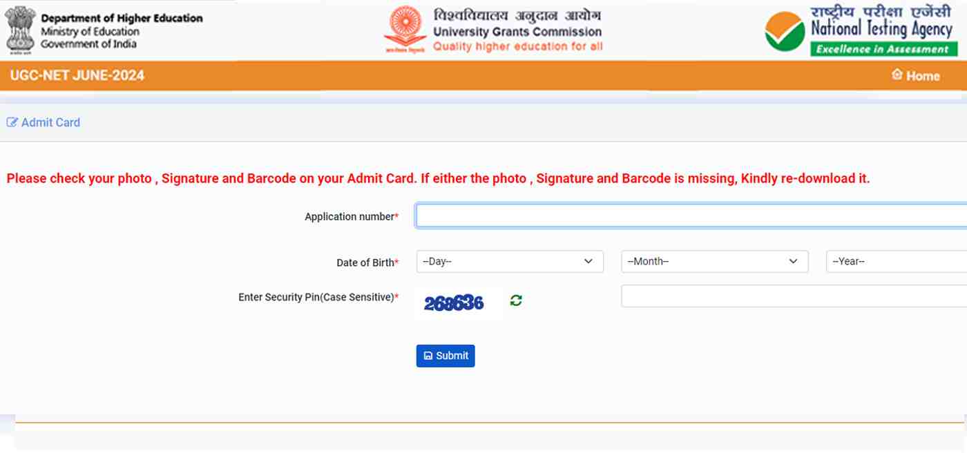 UGC NET Admit Card 2024: Download Re-Exam Hall Ticket